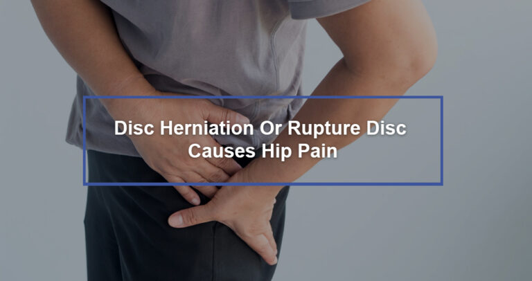 Disc Herniation Or Rupture Disc Causes Hip Pain - Dr. Kevin Pauza, The ...